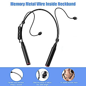 SICCOO Bluetooth Sleep Headphones Wireless Earbuds Soft in-Ear for Sleeping, 30 Hours Music Time Headsets for Insomnia,Side Sleeper - Black