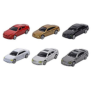 KVSERT 50Pcs 1:87 HO Scale Car Painted Car Models HO//N Scale Railway Modeling Making Mat