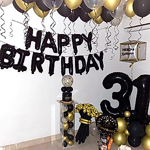 Number Balloon 50 Gold 40 Inch Foil Balloon Big Giant Jumbo Birthday Party Decorations Foil Mylar Helium Numbers Balloons for Men Women 50th Anniversary Event
