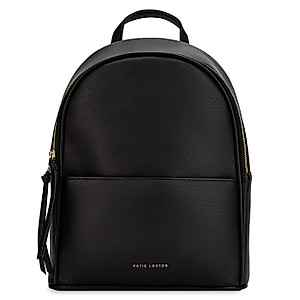 KATIE LOXTON Isla Womens Large Zippered Top Handle Backpack Black