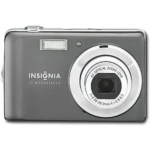 Insignia NS-DSC1112SL 12.0 MP Digital Camera 4 X Opt Zoom - Dark Gray