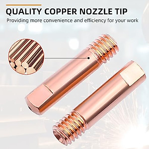 Melgweldr Mig Welding Tips 11-30 (0.030") Welding Contact Tip .030" Replacement for MIG Welding Gun Consumables (40-Pack)