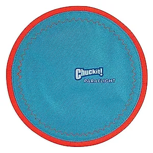 ChuckIt! Paraflight Flyer Dog Frisbee Toy Floats On Water; Gentle On Dog's Teeth And Gums; Large