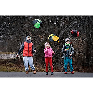 Nutty Toys Parachute Toys for Kids - Tangle Free Outdoor Flying Parachute Men, Best Small Outside Toys 2023 for 3 4 5 6 7 8 9 10 Year Old, Top Easter Basket Stuffers Idea 2023, Unique Boy & Girl Gifts