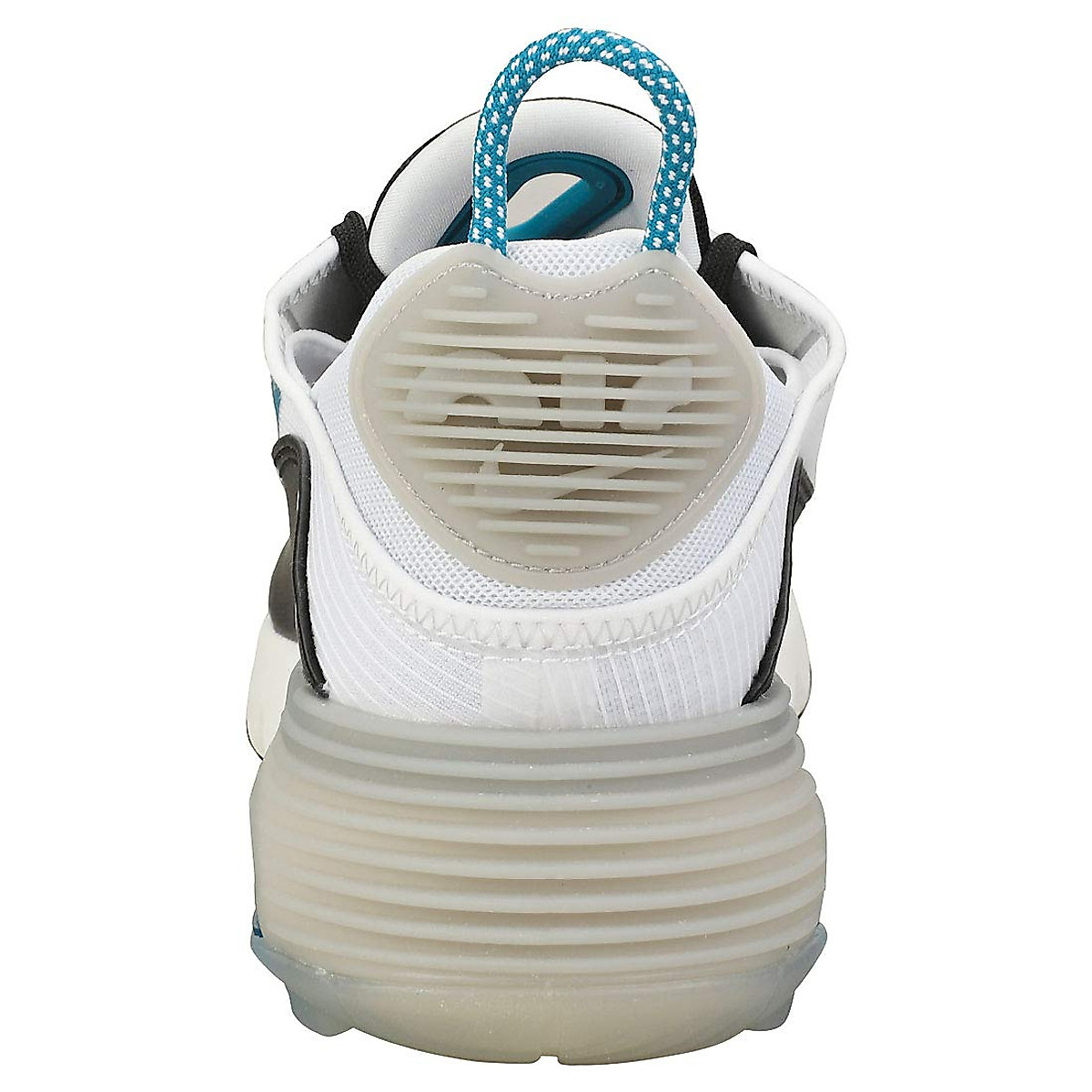 Nike Men's AIR MAX 2090 Running Shoe, White Green Abyss Black Pure Platinum Summit White Lt Smoke Grey, 14