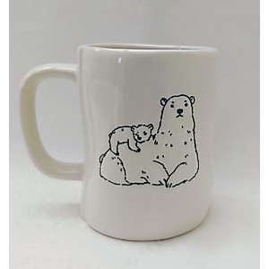 Rae Dunn by magenta MAMA BEAR double sided ceramic tea, coffee, soup Mug - 2020 Limited edition.