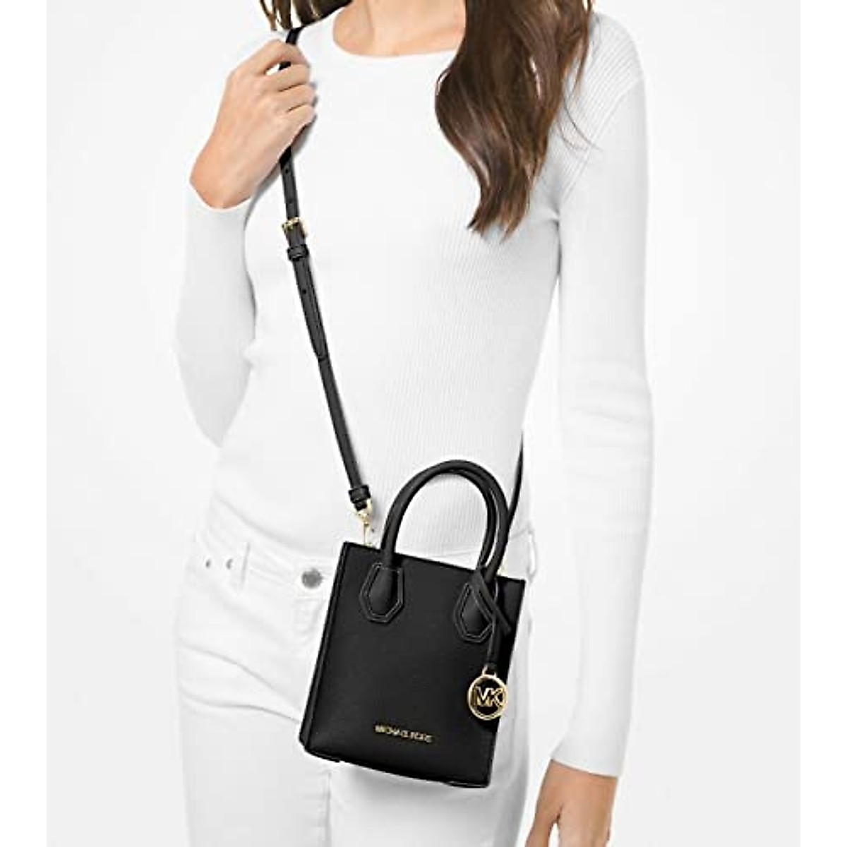 Mercer Extra-Small Pebbled Leather Crossbody Bag