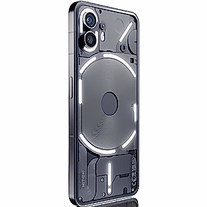 Nothing Phone 2 5G Dual 256GB 12GB RAM Unlocked (GSM Only | No CDMA - not Compatible with Verizon/Sprint) Global, NGP Wireless Charger Included – Dark Grey