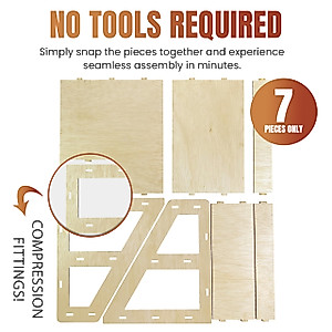 Torched 3-Tier Retail Table Display Stand with Shelves for Products - Portable | 3 Step Riser Display Rack for Retail Table Top, Counter Top, Craft Shows, Farmers Market | Showcase Display for Jewelry