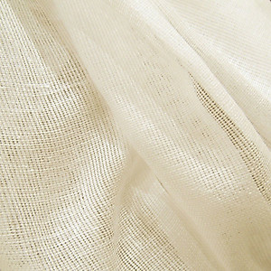 Natural Unbleached Tobacco Cloth Cotton Fabric - Lightweight for Wedding Decor by The Yard by JCS