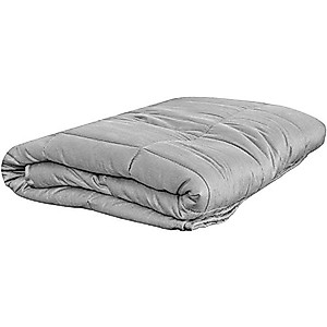 HomGarden Weighted Blanket for Adult (15lbs, 48" x 72"), Washable Heavy Blankets Cotton