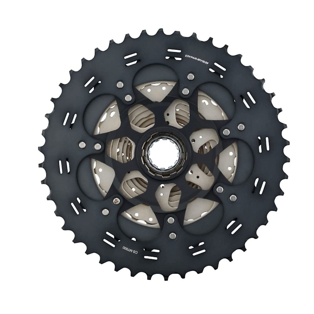 Shimano SLX CS-M7000 Cassette - 11 Speed, 11-40t, Silver/Black