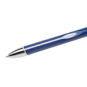 BIC Glide Exact Ballpoint Pen, Retractable, Fine 0.7 Mm, Blue Ink, Blue Barrel, Dozen