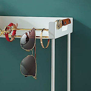 2-Tier Countertop Organizer for Bathroom Counter, Standing Bathroom Organizer Storage Shelf, Decor Vanity Tray