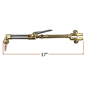 SÜA - Medium Duty Oxy-Fuel Torch with Check Valves, Cutting, Heating and Welding Tips (Acetylene) - Compatible with Victor