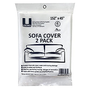 SOFA Moving Covers (2 Pack) - 45" x 152" - Moving & Storage Bags - UBOXES