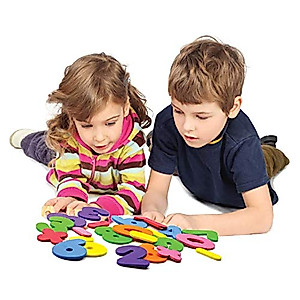 Non-Toxic ABC Alphabet Foam Letters Tiles 26 Pieces Soft Foam Colorful Learning Tool for Girl Boy & Toddlers Educational Game & Baby Bath Toys. Party Favor Baby Toys Classroom Supplies Lette-2206-1