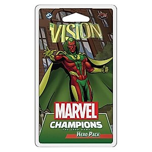Marvel Champions The Card Game Vision HERO PACK - Superhero Strategy Game, Cooperative Game for Kids and Adults, Ages 14+, 1-4 Players, 45-90 Minute Playtime, Made by Fantasy Flight Games