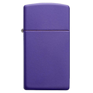 Zippo Slim Purple Matte Pocket Lighter