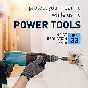 Flents Foam Ear Plugs, 55 Pair for Sleeping, Snoring, Loud Noise, Traveling, Concerts, Construction, & Studying, Contour to Ear, NRR 33, Green, Made in the USA