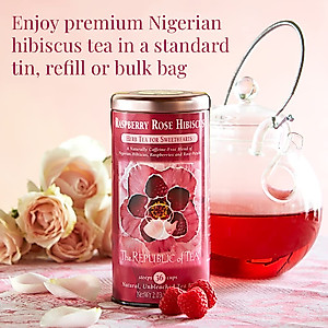 The Republic of Tea Raspberry Rose Hibiscus Tea, 36 CT