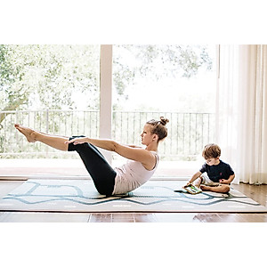 Ruggish Lulu Play Rug 4.8 x 7.0 ft - Soft Cushion Reversible Baby Kids Playmat + Interactive Play Map + Waterproof (Beige, Neutral Grey Tones)