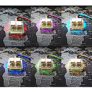 Mini One-Handed OSU Keyboard Gaming OSU Keypad Touch Wheel Axle Tester Cherry Switch RGB LED Backlit Portable Programmable (Cherry Red Switch)