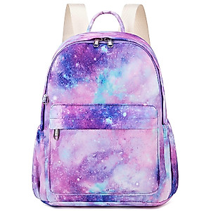 Mini Backpack Girls Small Backpack Purse Cute Galaxy Bookbag for Women Teens Kids School Travel Shoulder Purse Bag