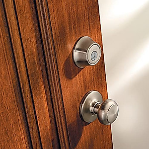 Kwikset 660 Single Cylinder Deadbolt with SmartKey Security, Satin Nickel Finish