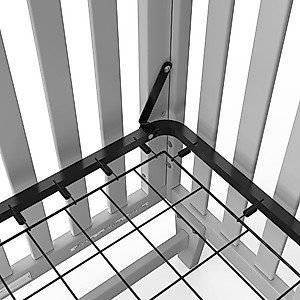 Child Craft Tremont 4-in-1 Convertible Crib, Baby Crib Converts to Day Bed, Toddler Bed and Full Size Bed, 3 Adjustable Mattress Positions, Non-Toxic, Baby Safe Finish (Gentle Gray)