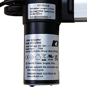 Kaidi Linear Actuator Model KDYJT018-35 Power Recliner Lift Chairs Motor Replacement