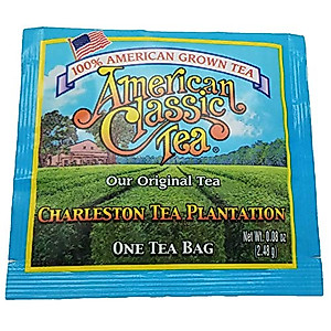 Tea Sampler Gift Set Featuring Charleston Tea Plantation Tea Bags - WGIS Gift Box Set #1 With Bonus Flavor Bag