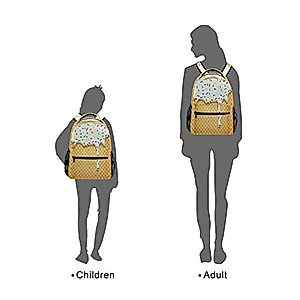 Blueangle Ice Cream Cone Backpack Bookbags Laptop Backpack for Boys Girls Teens, College Backpack Water Resistant Travel Bookbag