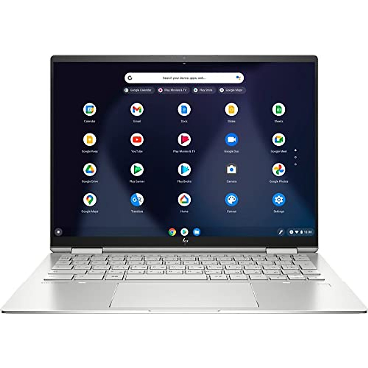 HP Chromebook x360 2 in 1 Touchscreen Flip Laptop, 13.5" WUXGA+ IPS Display, Intel Core i5 Processor, 8GB DDR4 RAM, 256GB SSD, Convertible Design, ChromeOS, Bluetooth, Speaker, Wifi, Silver (Renewed)