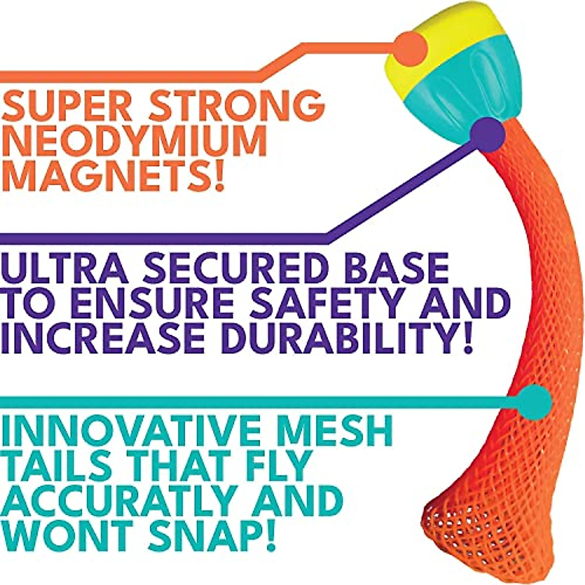 Marky Sparky Doinkit Darts Magnetic Dartboard - XL Rollup Design - Two Sided Baseball Darts - Kid Safe Durable Doinkit Darts - Fun Indoor Wall Game for Boys and Girls