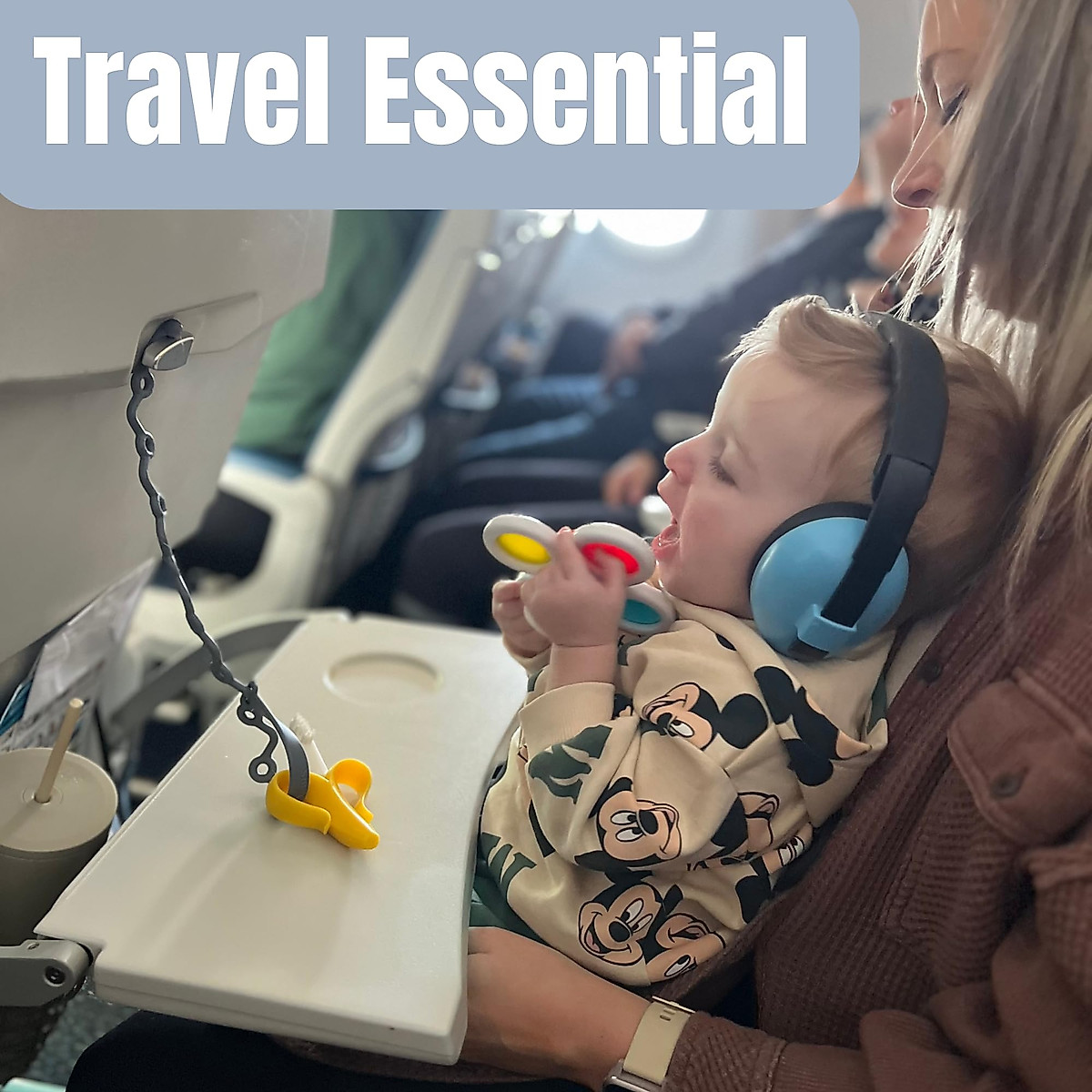 Smack Fun-Toy Straps for baby - Keep toy, bottle & pacifier Off The Floor - Great for Stroller, High Chair and Car Seat - 2-Pack(Tradewinds)