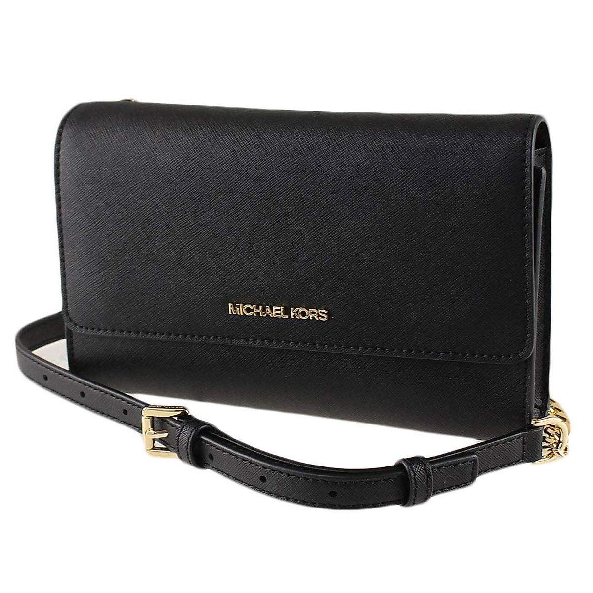 Michael Kors Women's Jet Set Travel - Clutch Crossbody No Size (Black)