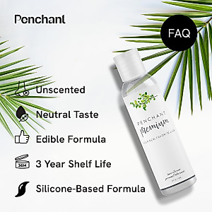Penchant Premium Silicone Lube - Personal Lubricant for Women & Men - Latex-Safe, Water-Resistant, Hypoallergenic, Paraben-Free - 4oz