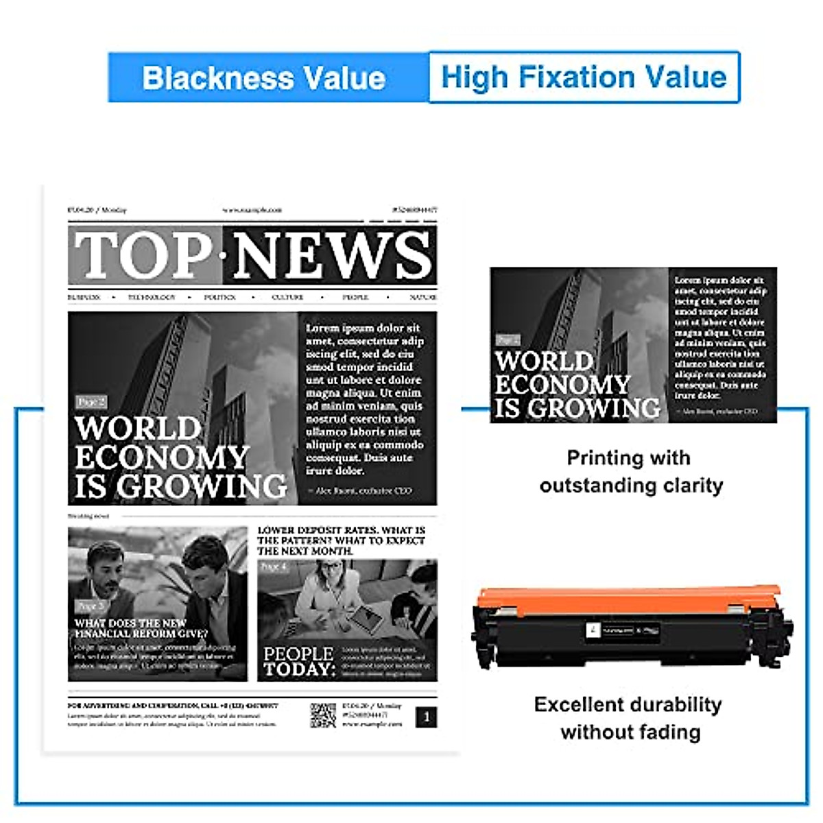 TRUE IMAGE Compatible Toner Cartridge Replacement for Canon 051H 051 MF267dw Toner imageCLASS MF264dw MF269dw MF267dw MF266dn MF263dn LBP161dn LBP162dw LBP1692dwkg Ink Printer(Black, 4-Pack)