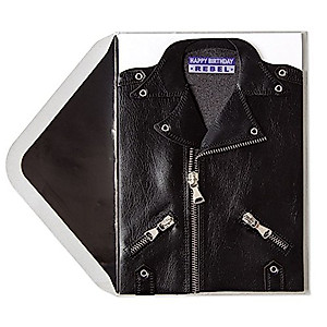 PAPYRUS Faux Leather Men's Birthday Card