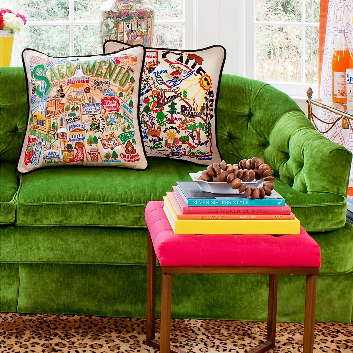 Catstudio California Dish Towel - U.S. State Souvenir Kitchen and Hand Towel with Original Artwork - Perfect Tea Towel for California Lovers, Travel Souvenir