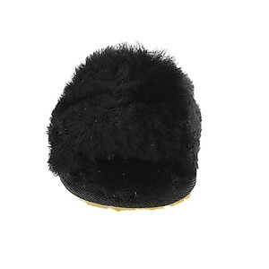 UGG Baby Fluff Yeah Slide Slipper, Black, 4-5 Infant