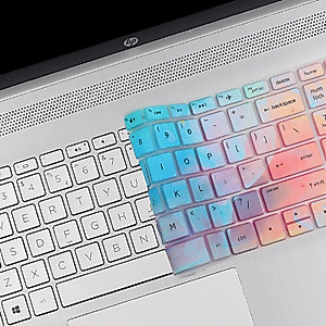 Keyboard Cover for 15.6 17.3 HP Laptop 15-dy 15-dw/da/db/ef 17-by/ca 15-dy5033dx 15-dy5073dx 15-dy2073dx 15-dy2703dx 15-dy2702dx 15-dy5131wm 15-dy2005tg 15-dy2193dx 17-by4013dx 17-by4633dx 17-by4061nr
