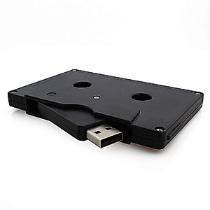 32GB USB 2.0 Flash Drive Black Cassette Tape Shape Memory Stick Flash Drive Pendrive Thumb Drive Jump Drive U Disk