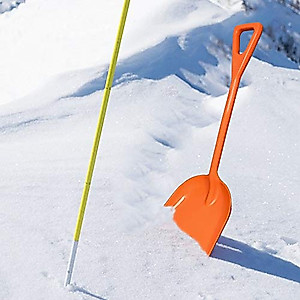 Ashman Plastic Snow Shovel with Durable Multi-Purpose Snow Plastic Shovel. (1 Pack)