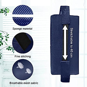 Lounger Chair Pillow with Elastic Band, 14.8x6.8x2.2 in Recliner Head Pillow Removable, Ergonomic Lounger Headrest for Backyard, Picnics, Beach