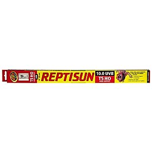 Zoo Med ReptiSun 10.0 UVB Lamps for Reptiles - High Output T5 HO with Optimal UVA/UVB Output - Ideal Terrarium Lighting Solution for Vivariums & Amphibians (3-Pack)