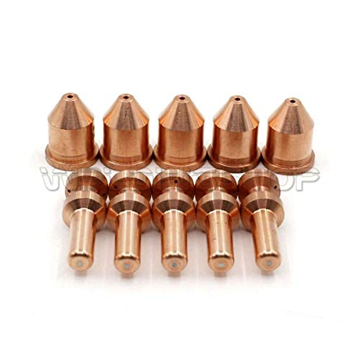 WeldingStop Plasma Cutter XT60 Torch Electrode 256026 Tip 249929 60A (PK-10 NOT Miller Original Consumables)