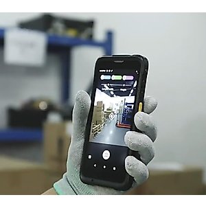 RUGLINE Inventory Barcode Scanner Android Barcode Scanner with 5.5 Inch Full Screen & Dock Charger, Android 11 PDA Handheld Scanner 1D/2D QR Zebra Scanner 4G WiFi Rugged for Inventory Warehouse