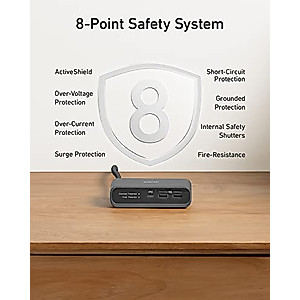 Anker USB C Power Strip, 521 Power Strip with 3 Outlets and 30W USB C Charger for iPhone14/13,5 ft Extension Cord, Power Delivery High-Speed Charging Station for Dorm Room, Office, and Home
